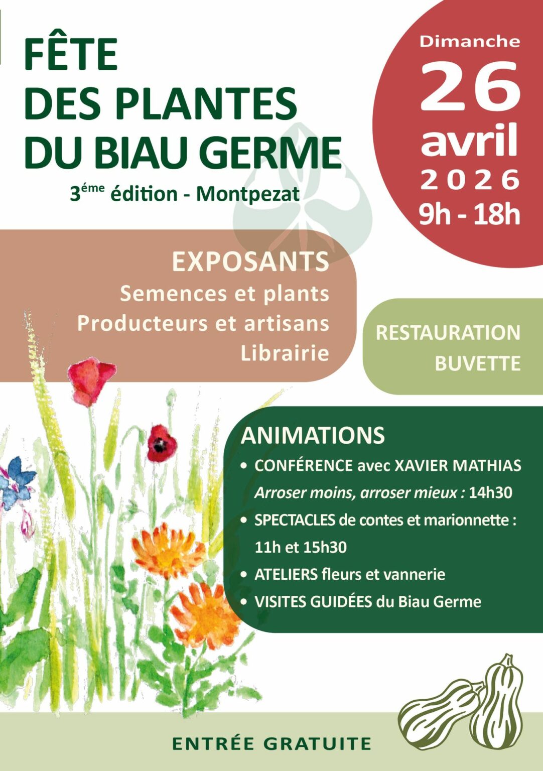 Fête du Biau Germe le 26 avril 2026 - Montpezat d'Agenais
